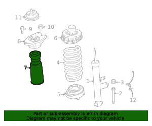 Genuine BMW 33-50-8-091-410 | Strut Bumper | FREE Shipping on Most ...