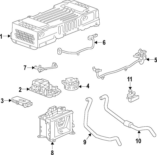 2016-2018 GM Auxiliary Battery Negative Cable 24284244 GM ...