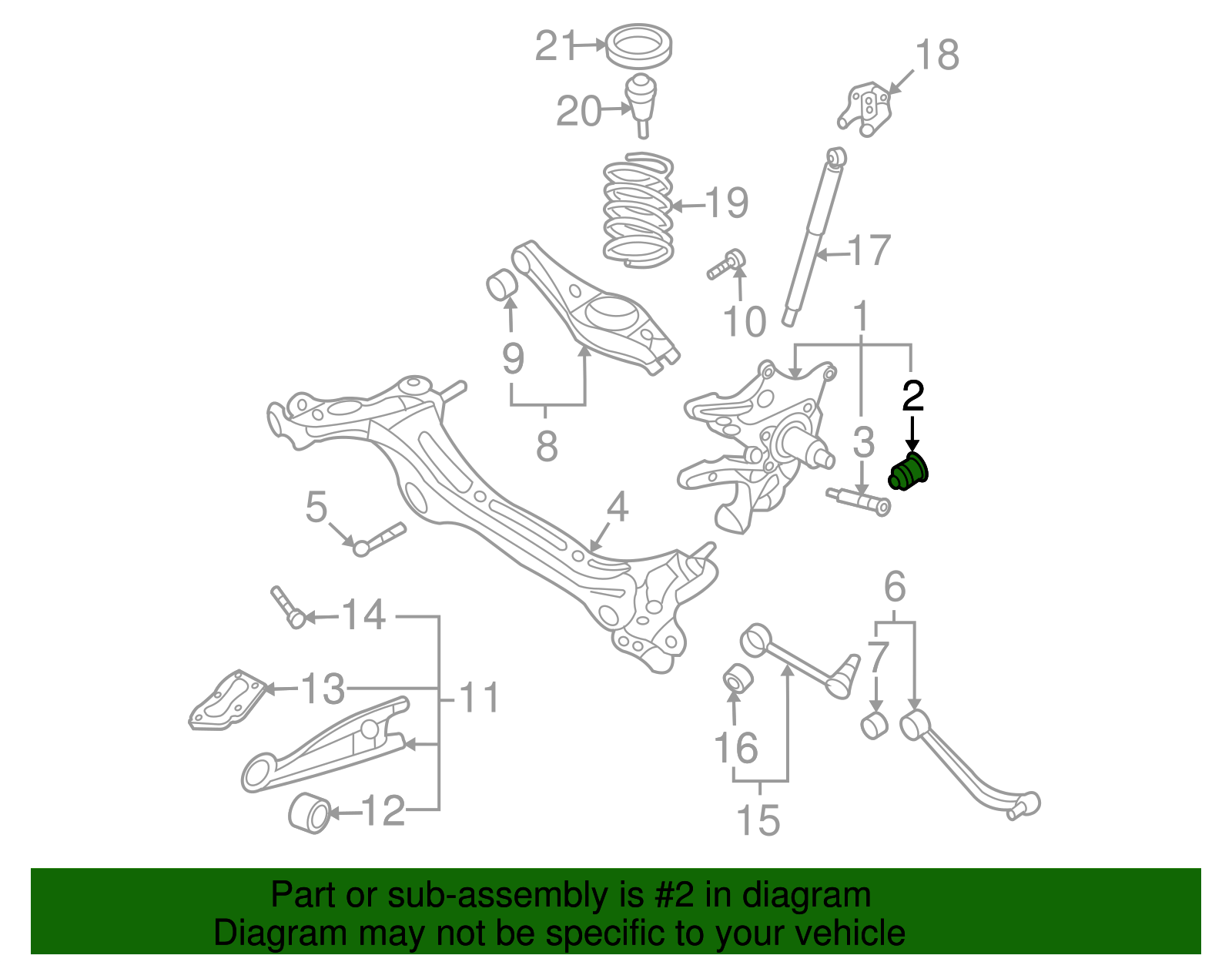 2006-2017 Kia Knuckle Bushing 55130-4D000 | OEM Parts Online
