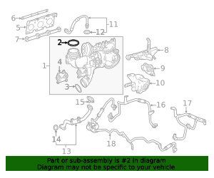 025-997-47-45 - Turbocharger O-Ring 2015-2023 Mercedes-Benz | Mercedes ...