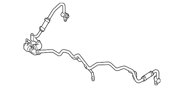 276-200-66-51 - Coolant Line Mercedes-Benz USA Parts