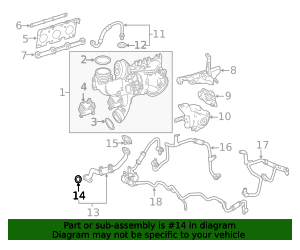 026-997-28-45 - Oil Return Tube O-Ring 2015-2020 Mercedes-Benz ...