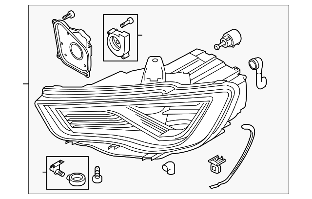 8V0-941-773-B - Headlamp Assembly 2015-2016 Audi | Audi OEM Parts