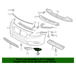 2015-2017 Subaru Legacy Fog Lamp Bezel 57731AL07A | Subaru Parts Store
