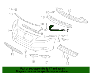 2015-2017 Subaru Side Bracket - Passenger Side (RH) 57707AL00A ...