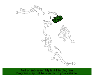2017-2020 Subaru Egr Valve 14710AA830 | Subaru Parts Store