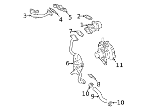 2013-2024 Subaru Gasket 14738AA150 | OEM Parts Online