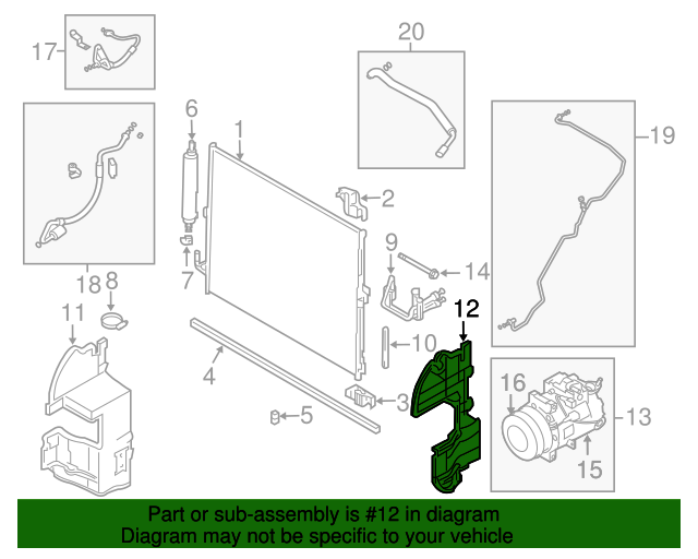 2008-2015 Infiniti Side Seal 92185-1BA0A | INFINITI Parts & Accessories ...