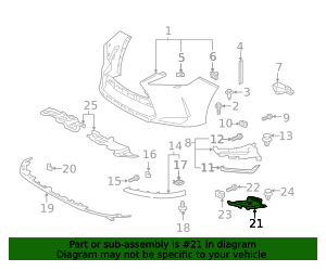 53286-0E050 - Tow Eye Cap 2020-2022 Lexus | AutoNationParts.com