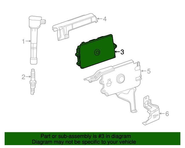 37820-5LA-A11 - Control Module, Powertrain (Rewritable) - 2016 Honda CR ...