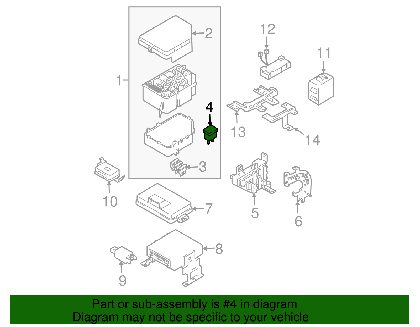 Hyundai - 91850-4A000 - Maxi Fuse - 2005-2012 Hyundai | OEM Hyundai ...