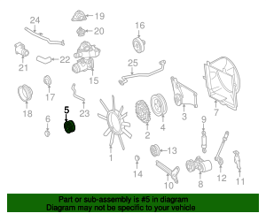 601-200-10-70 - Accessory Drive Belt Idler Pulley 1990-2002 Mercedes ...