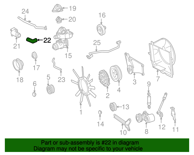 104-203-04-82 - Hose 1994-1997 Mercedes-Benz C 280 | Mercedes-Benz USA ...