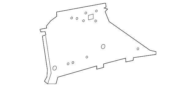 2019-2024 Toyota Inner Quarter Reinforced 61731-0R051 | Toyota Parts Center