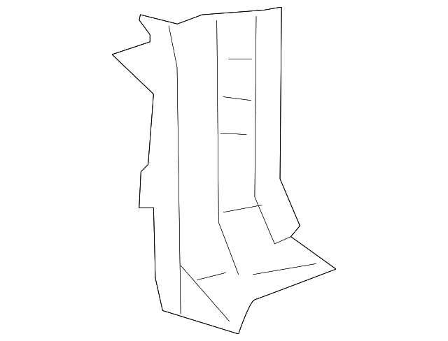 Genuine Toyota Reinforced Plate part# 61708-0R030 for 2019-2024 Toyota ...