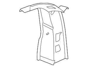 2007-2014 GM Passenger Side Back Body Opening Side Frame Reinforcement ...