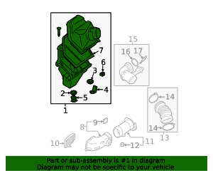 Genuine BMW 13-71-7-934-479 | Air Cleaner Assembly | FREE Shipping on ...