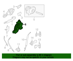 2010-2019 Land Rover Lock Actuator LR091349 | AutoNationParts.com