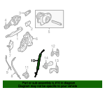 Genuine OEM Lock Cable Part# LR075756 Fits 2012-2019 Land Rover Range ...