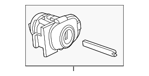Genuine OEM Lock Cylinder Part# LR043269 Fits 2008-2019 Land Rover: Up ...