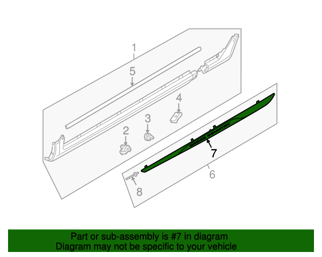 31439193 - Molding - 2008-2016 Volvo XC70 | Volvo OEM Parts Direct