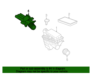 Genuine OEM Air Duct Part# PHD500075 Fits 2006-2009 Land Rover Range ...