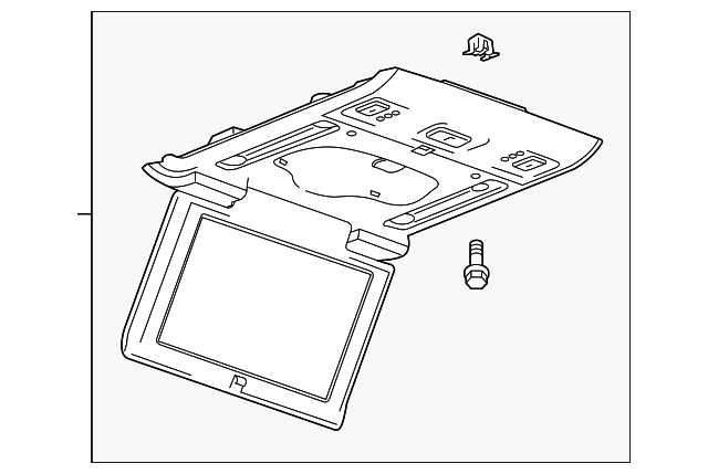 2015-2016 GM Roof Console 84539502 | GM Parts Center