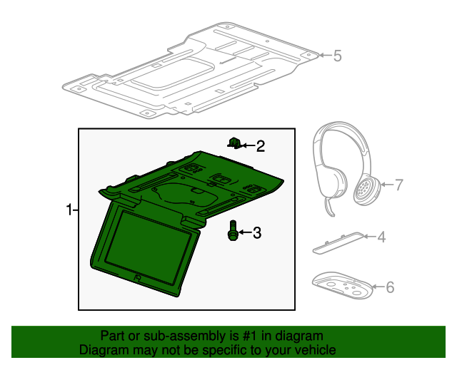 2019-2020 GM DVD Unit 84543602 | OEM Parts Online