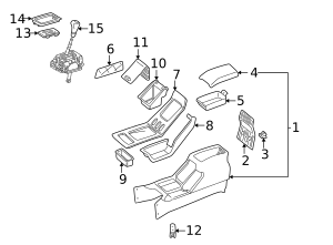 463-683-12-91 - Cup Holder 2002-2012 Mercedes-Benz | Mercedes-Benz USA ...