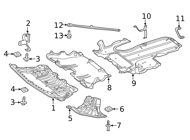 213-520-44-00 - Front Shield 2019-2023 Mercedes-Benz | Mercedes-Benz ...