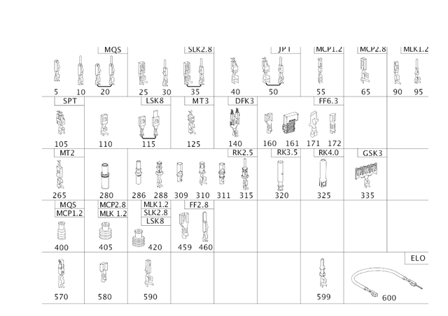 1998-2021 Mercedes-Benz Receptacle 000-545-46-26 | Mercedes-Benz Parts