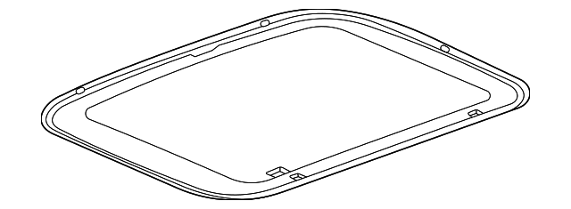 2017-2024 GM Roof Stationary Window 84650856 GM | GMPartsDirect.com