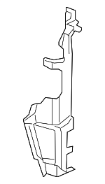 2015-2018 Volkswagen Side Air Baffle 5G0-121-284-F | vwpartscente