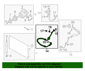2017-2019 Genesis G90 Hose Suction 97763-D2200 | OEM Parts Online