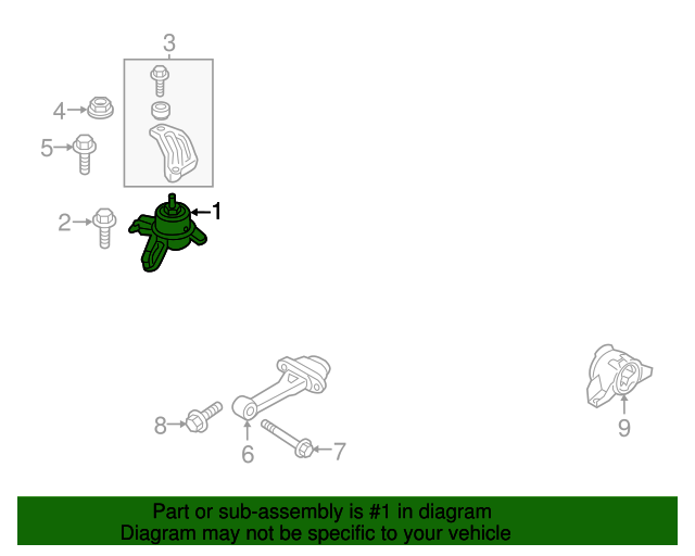 2011-2017 Hyundai Mount 21810-3V200 | OEM Parts Online