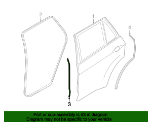 51767318510 - 2014-2018 BMW X5 Front Seal (51-76-7-318-510) | BMW of ...
