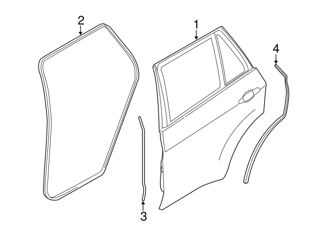 51-76-7-318-510 - Front Seal - 2014-2018 BMW X5 | Buy BMW Parts Now