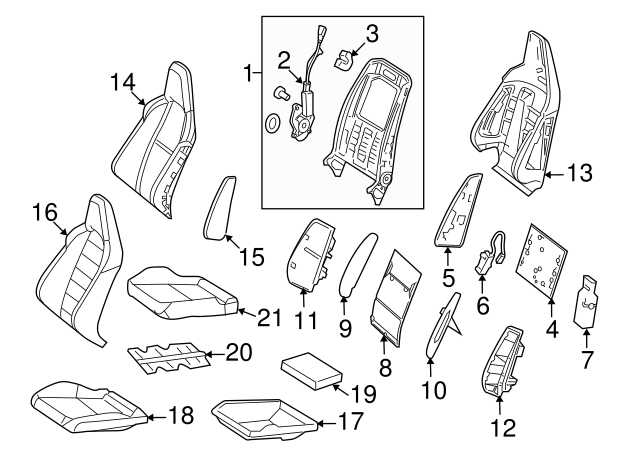 204-910-64-46-7E79 - Lower Cover 2008-2014 Mercedes-Benz C 63 AMG ...