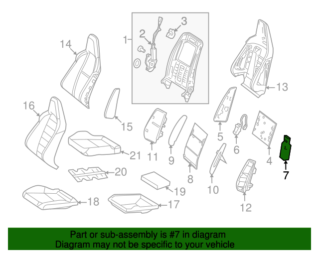 204-800-00-48 - Lumbar Pump 2008-2014 Mercedes-Benz C 63 AMG ...