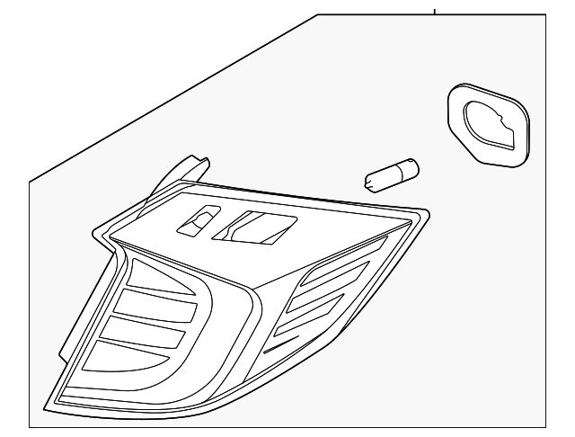 2020-2022 Hyundai Sonata Tail Lamp Assembly 92402-L0000 | OEM Parts Online