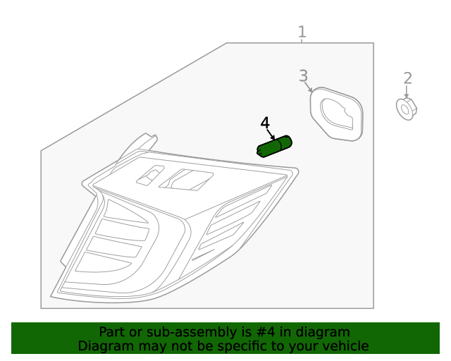 Genuine Bulb for 2020-2024 Hyundai | Part# 18642-21008-H | Hyundai OEM ...