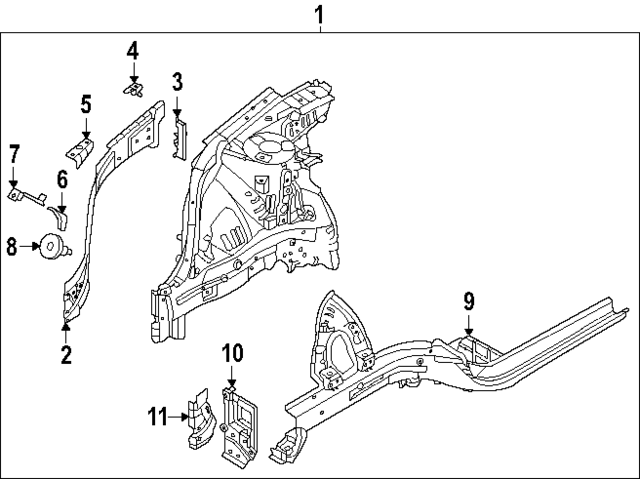 2024 Hyundai Bracket 64577-BE000 | Retail Performance Auto Parts