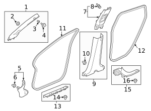 84201-TRT-A01ZA - Garnish Assembly, R Front Side (Inner) *NH900L* (Deep ...