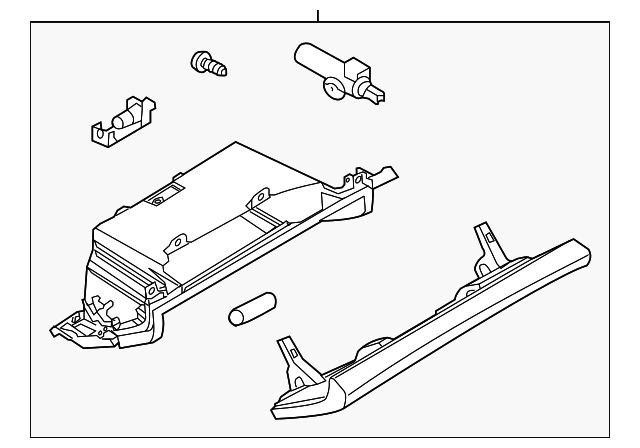 971-857-095-M-8ED - 2017-2023 Porsche Panamera - Glove Box Assembly ...