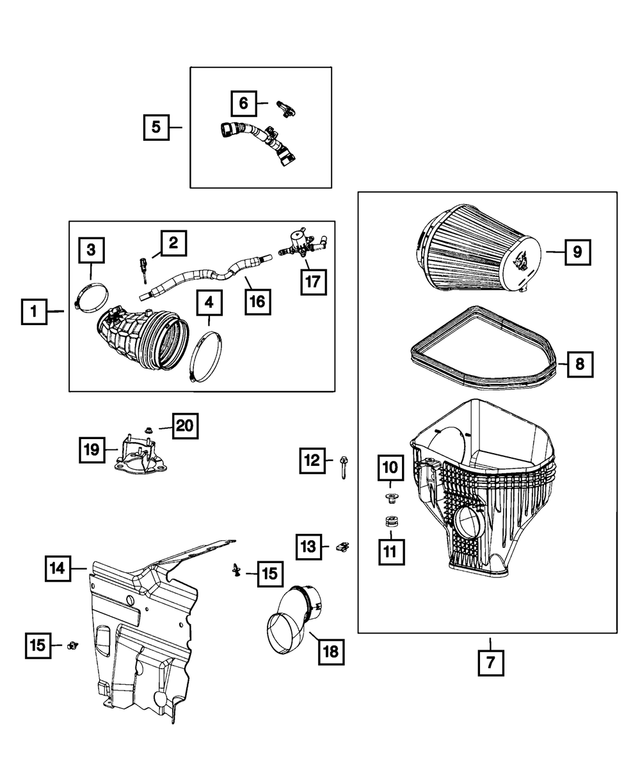 53011048AA - Coolant Bottle Bracket 2019-2023 Dodge | Group 1 Auto Parts