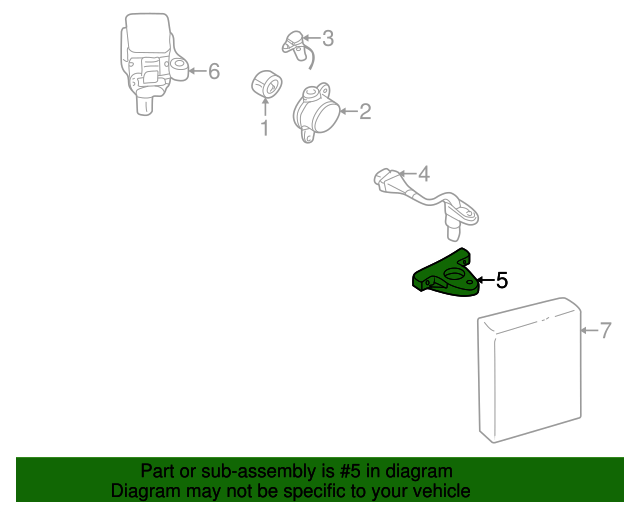2003-2012 Volvo Crankshaft Sensor Bracket 30637803 | OEM Parts Online