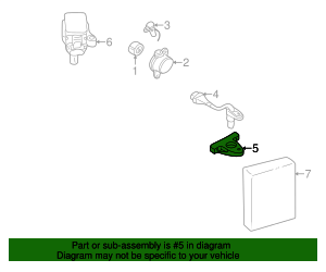 30637803 - Crankshaft Sensor Bracket 2003-2012 Volvo | AutoNationParts.com