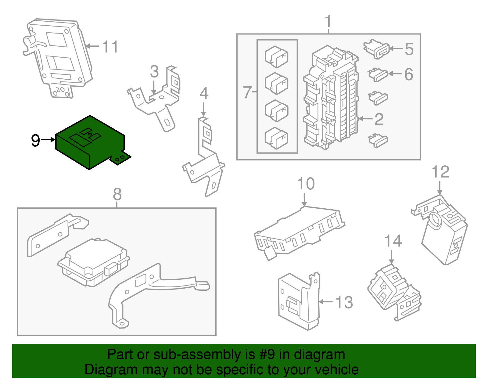 253C0-5ZA0A - Control Module 2015-2020 Infiniti QX80 | INFINITI Parts ...