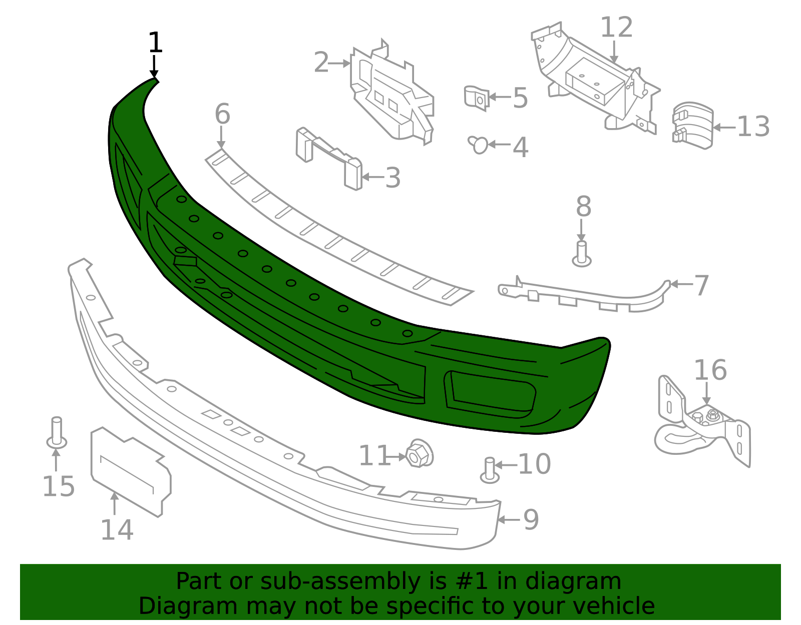 HC3Z-17757-FPTM - High-Quality Bumper for 2017-2019 Ford | AutoNation Parts