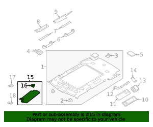 2013-2022 Land Rover Range Rover Sun-Visor LR162871 | LandRoverParamusParts
